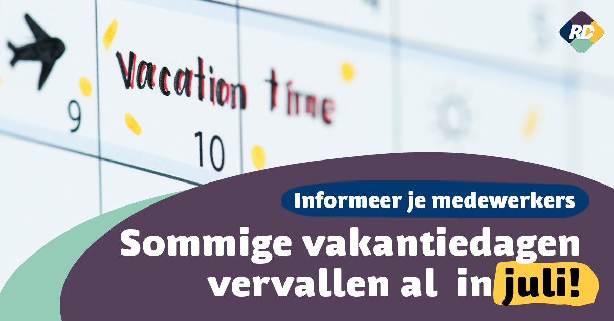 Informeer werknemers over het vervallen van vakantiedagen! - BrandMR Direct